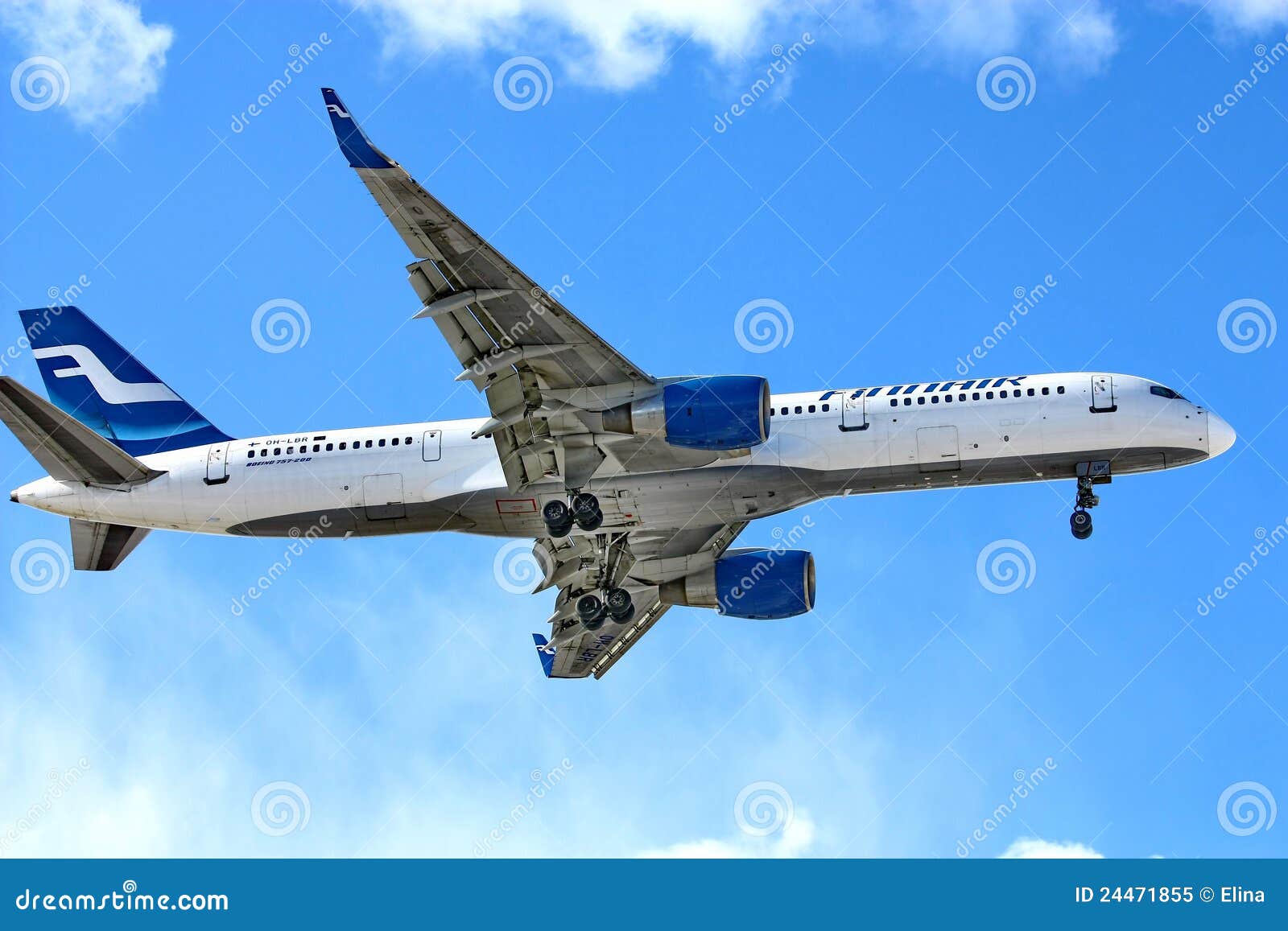 Boeing 757 of Finnair editorial image. Image of flaps - 24471855