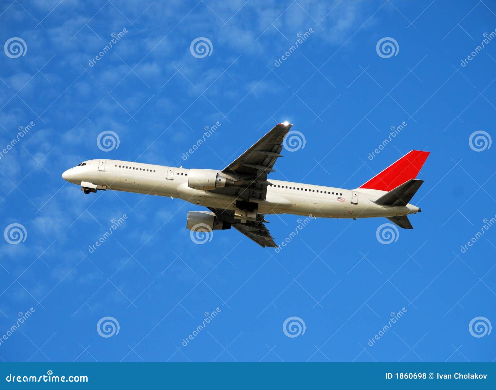Boeing 757 passenger jet stock photo. Image of scenics - 1860698
