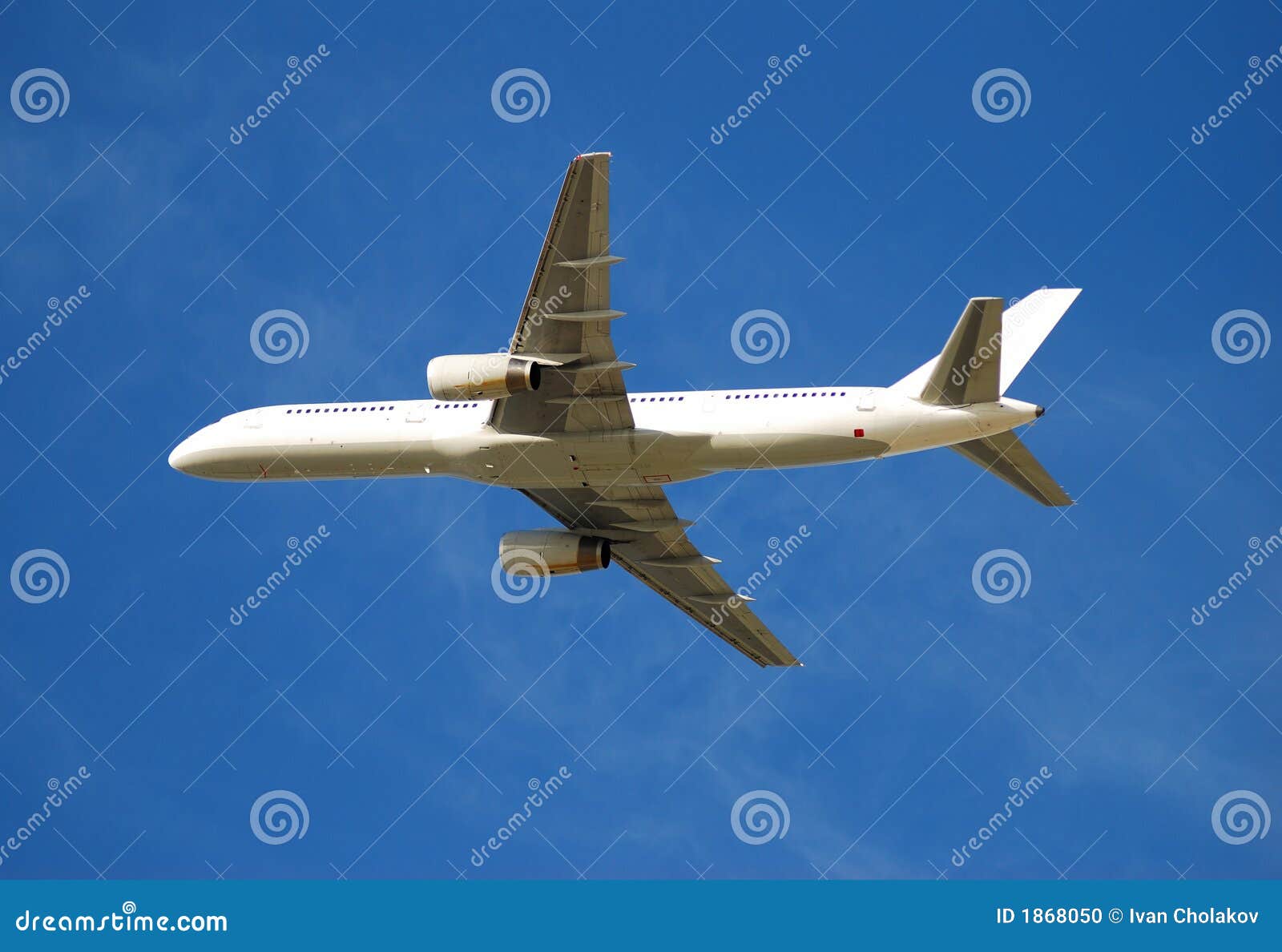 Boeing 757 passenger jet stock photo. Image of turn, large - 1868050