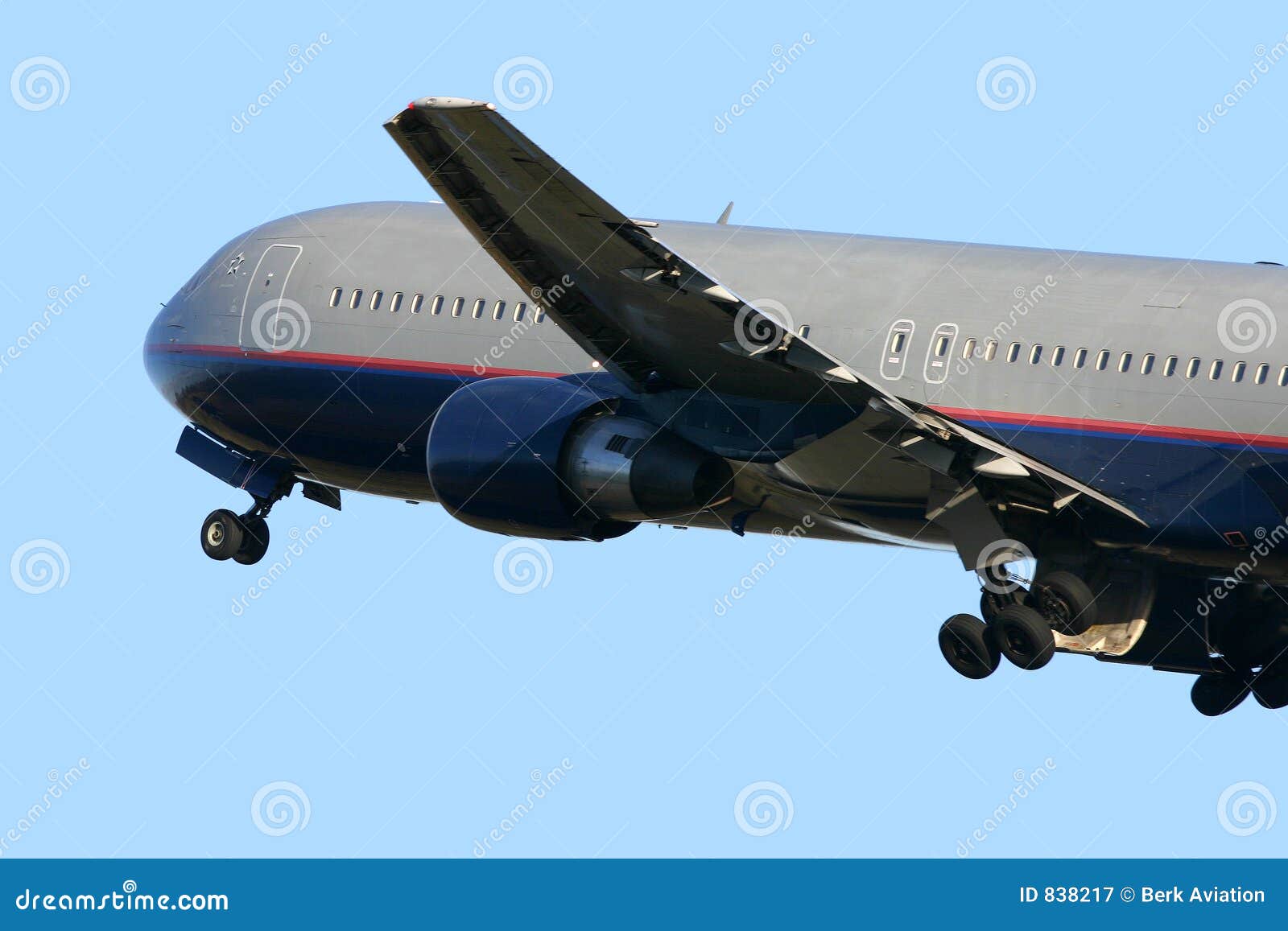 Boeing 767 stock image. Image of altitude, douglas, flying - 838217