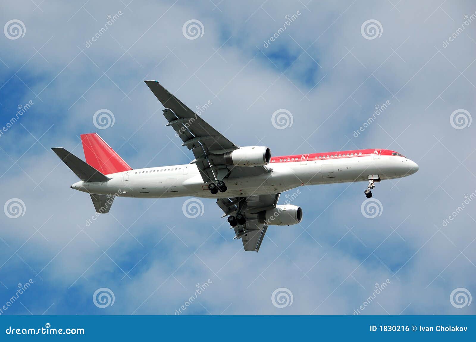 Boeing 767 passenger jet stock photo. Image of airplane - 1830216
