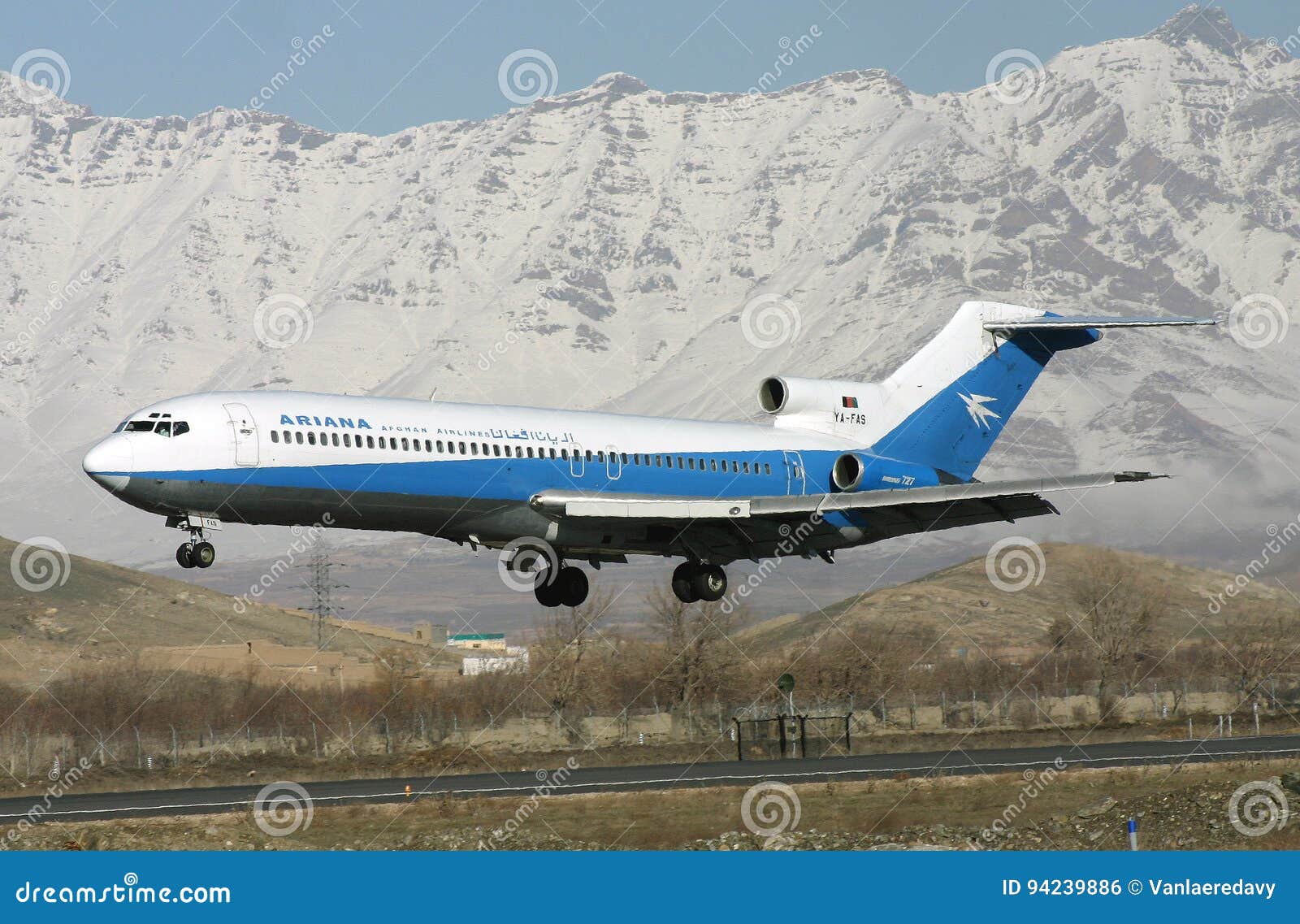 BOEING 727 200 ADV photo éditorial. Image du ariana, boeing - 94239886