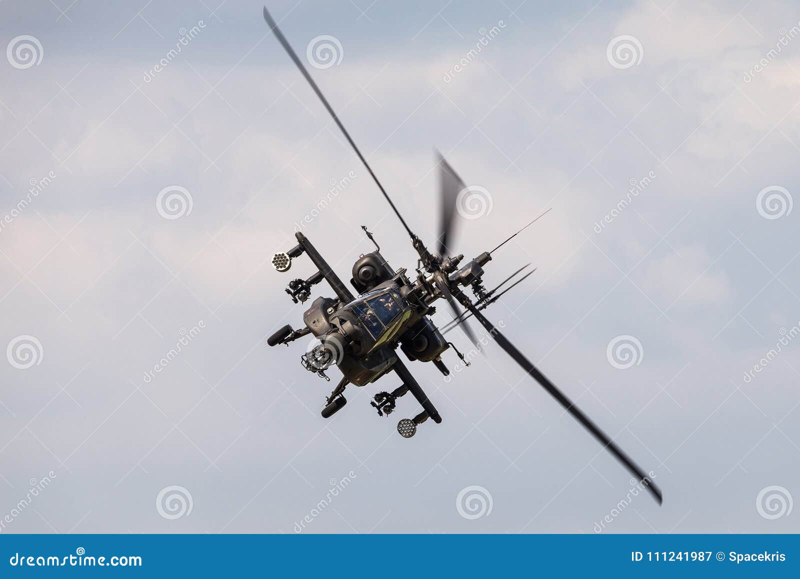 A Boeing AH-64 Apache Attack Helicopter Stock Image - Image of boeing ...