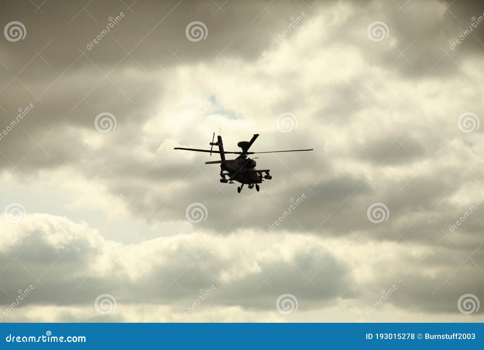Boeing AH-64 Apache Military Attack, Gunship Helicopter Stock Photo ...