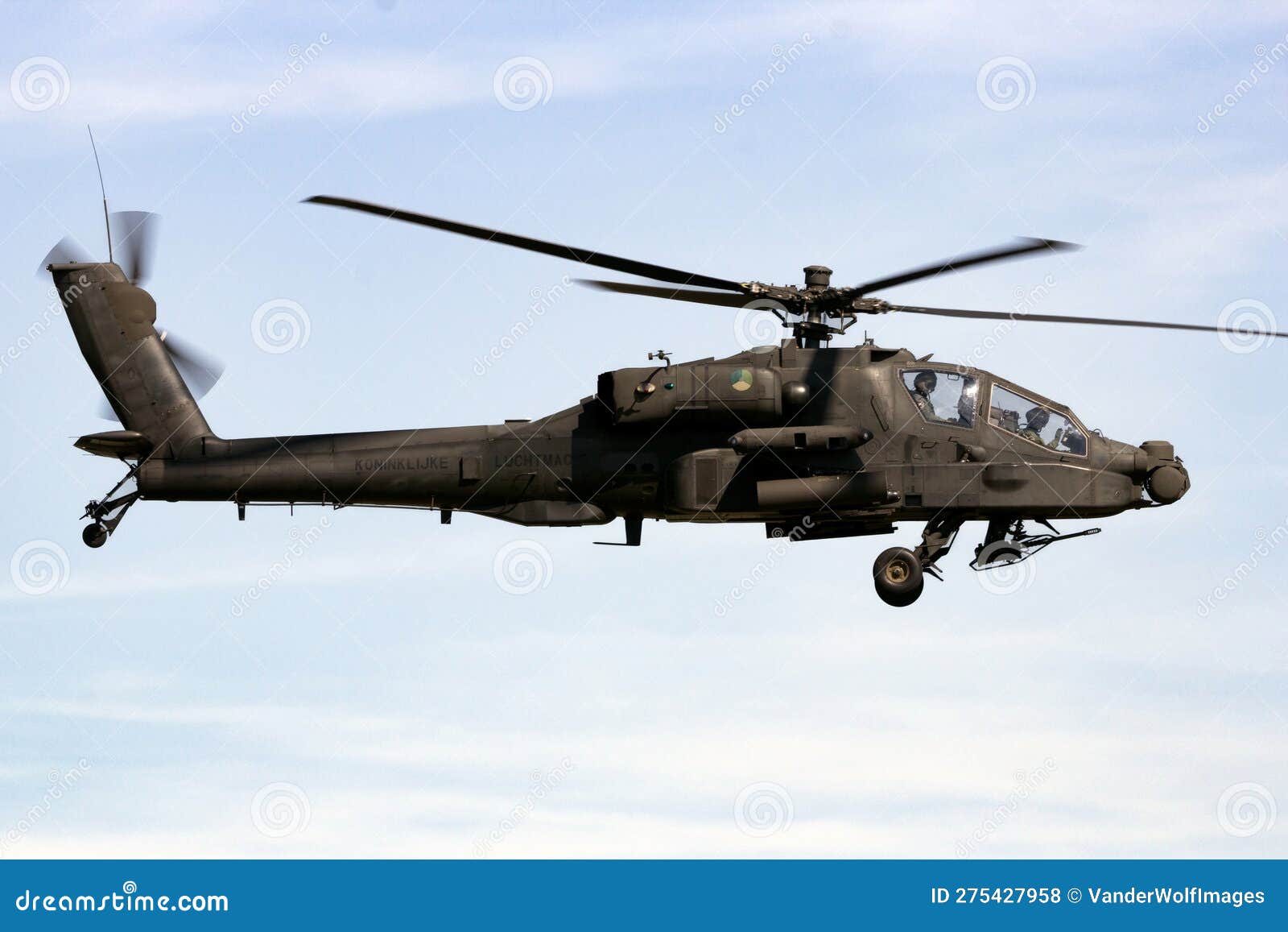Boeing AH-64D Apache Attack Helicopter in Flight. Editorial Stock Photo ...