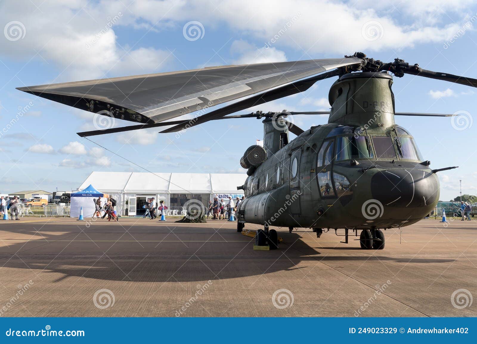 Boeing Vertol CH-47D Chinook RNLAF Editorial Stock Image - Image of ...
