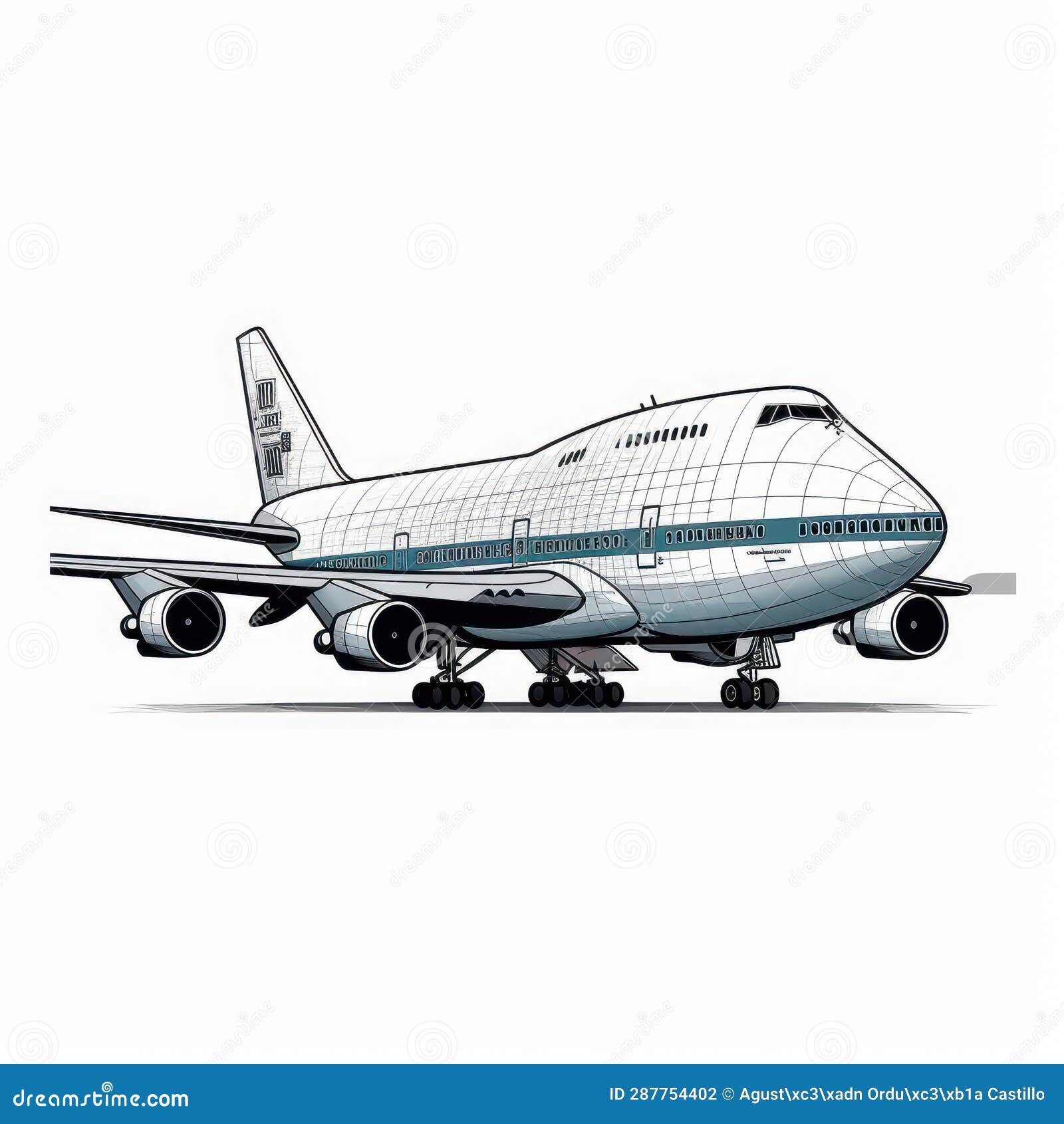 Boeing 747 Drawing