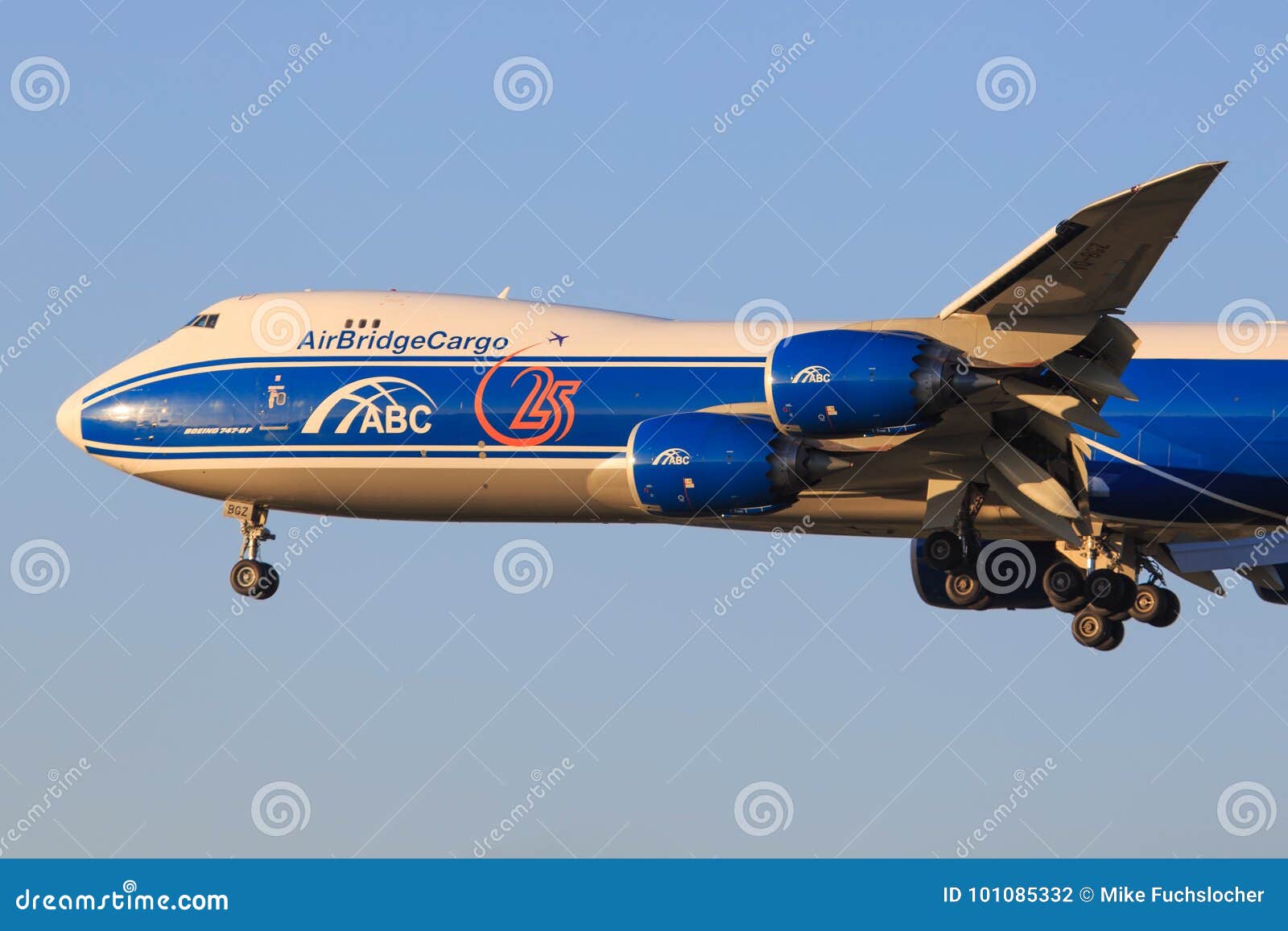 Boeing 748 Del Cargo De ABC Fotografía editorial - Imagen de sunset ...