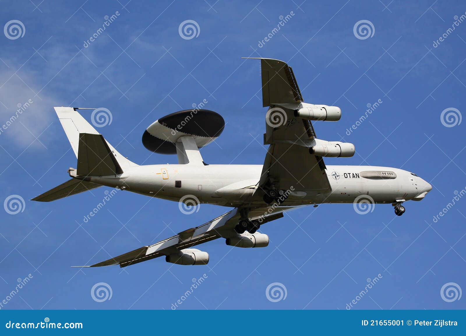 Boeing E-3 Sentry AWACS Plane Editorial Photo | CartoonDealer.com #21655001