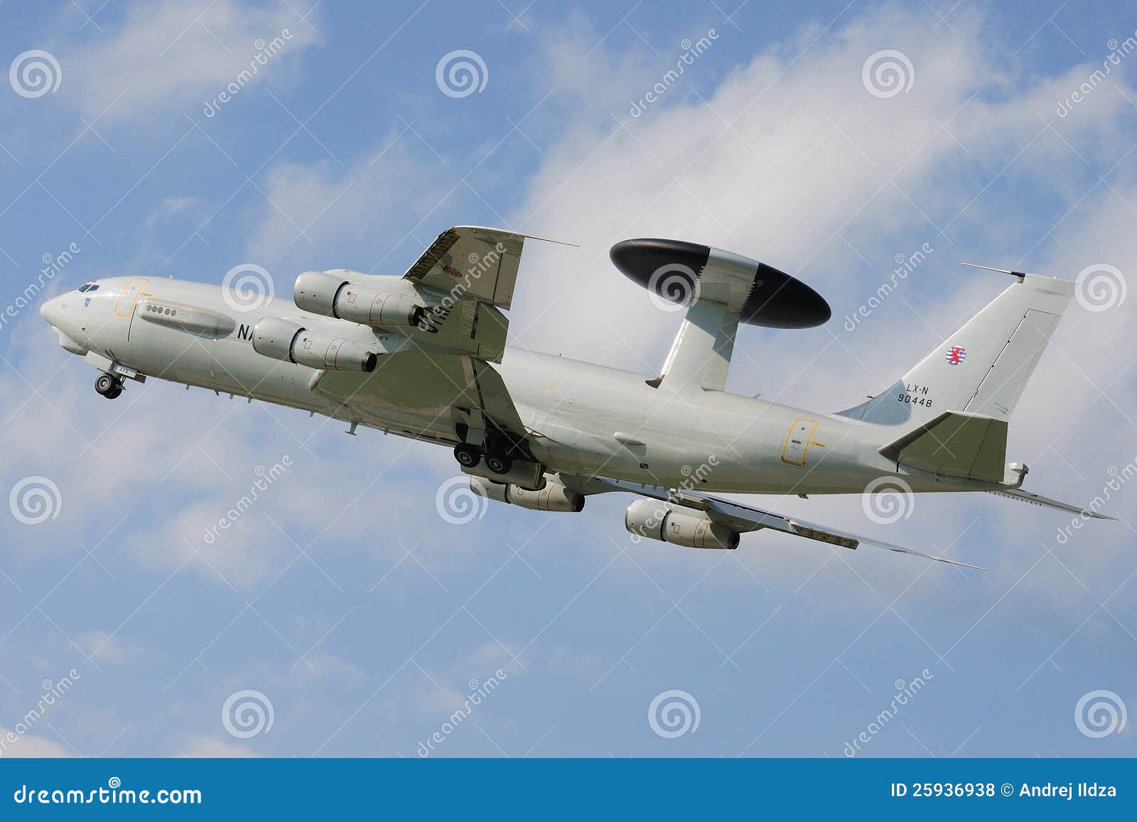 Boeing E-3A AWACS editorial stock photo. Image of awacs - 25936938