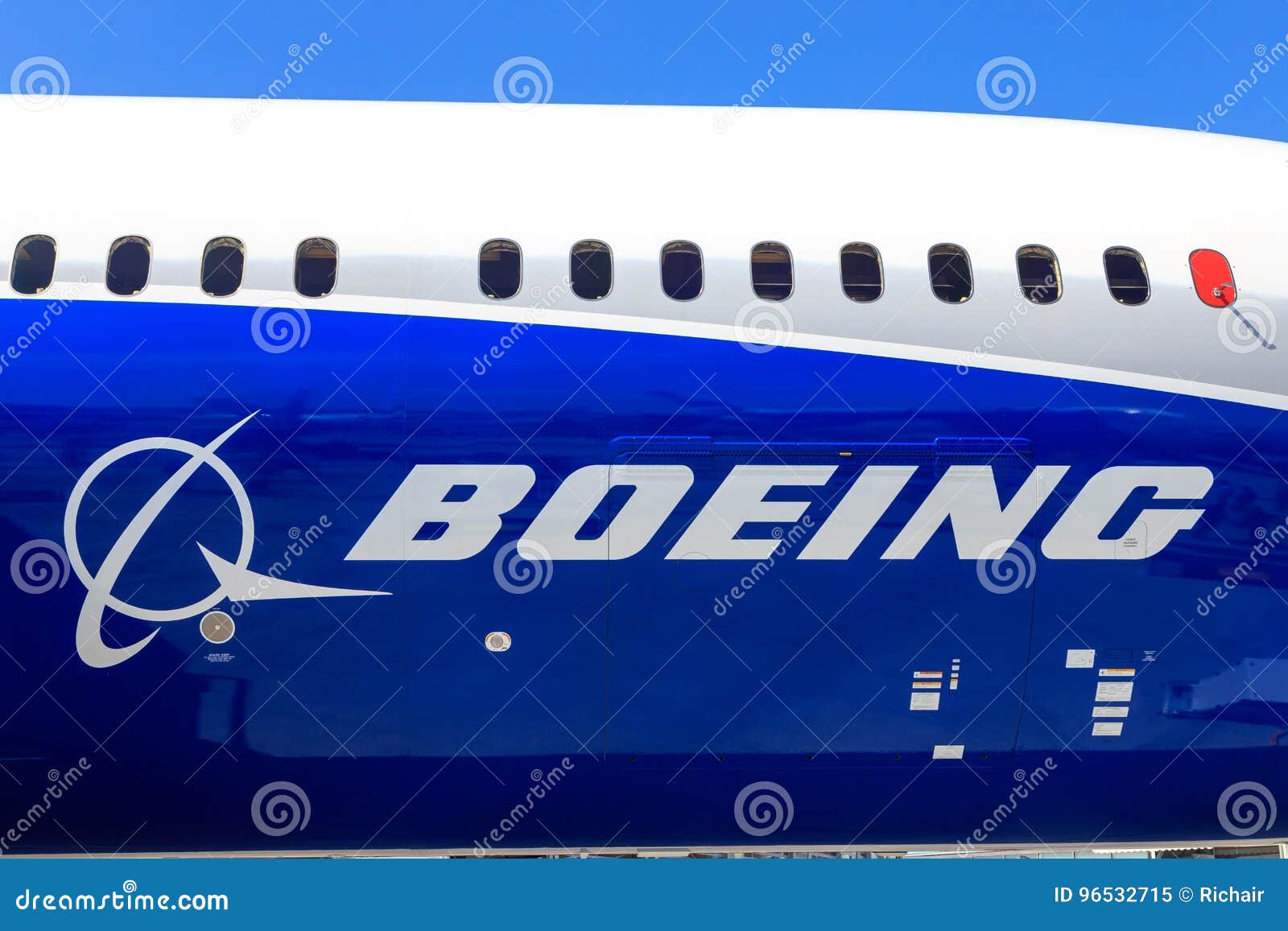 Boeing 747 Fuselage Without Paint Stock Image | CartoonDealer.com #70434667
