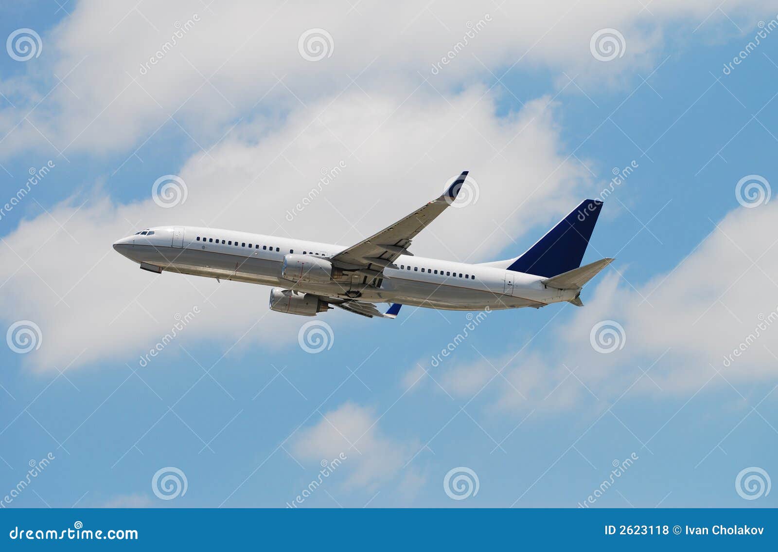 Boeing passenger jetliner stock photo. Image of journey - 2623118