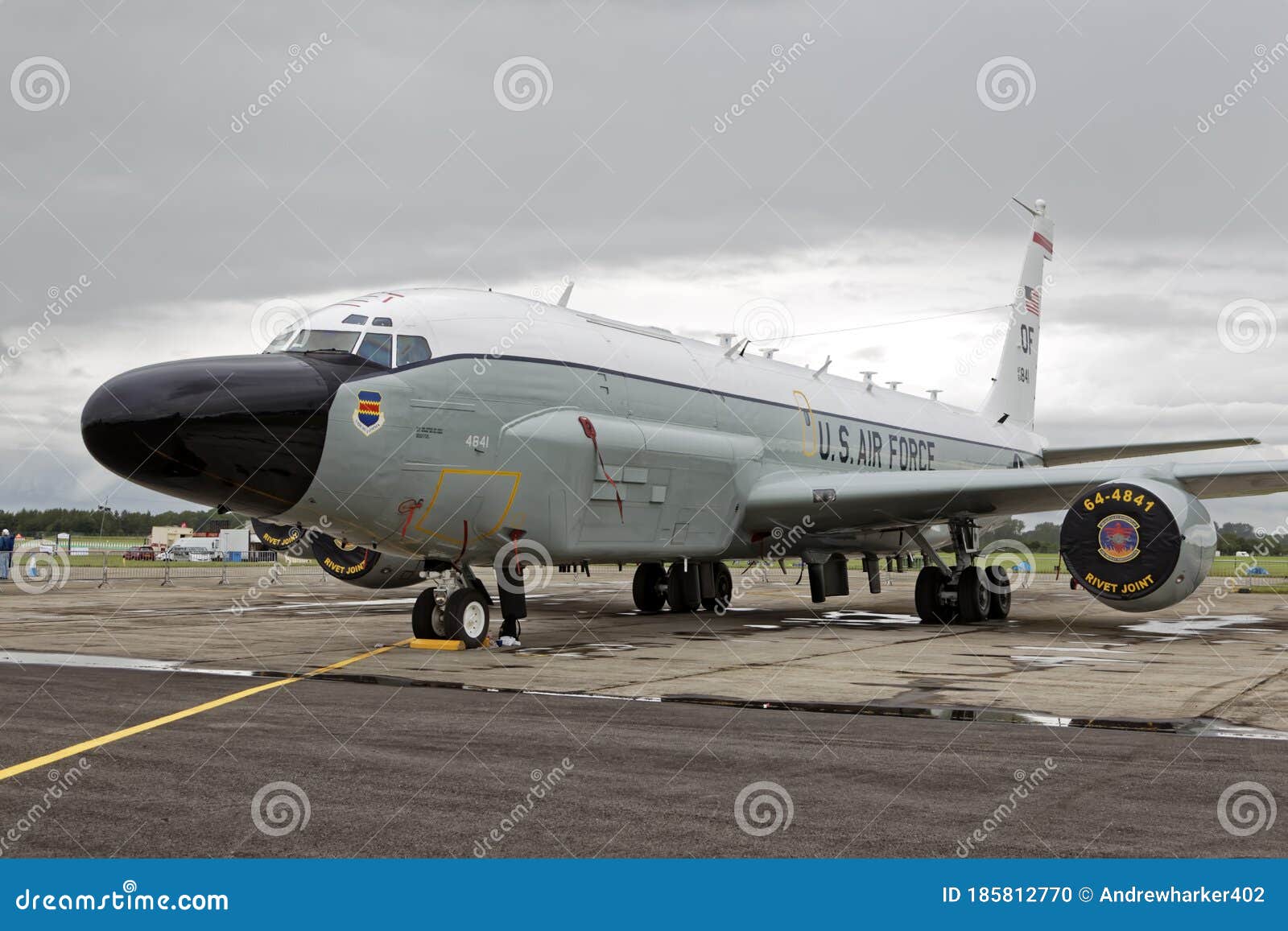 Boeing RC-135 Rivet Joint Reconnaissance Aircraft Editorial Photo ... Boeing RC-135 Rivet Joint Reconnaissance Aircraft Editorial Photo ...