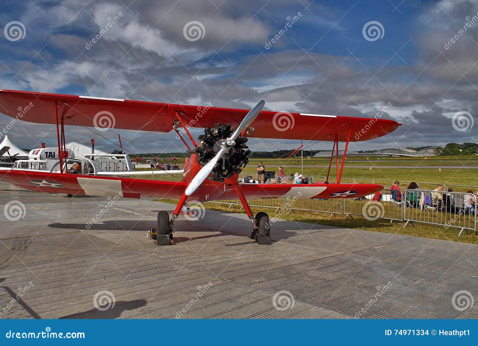 Boeing Stearman biplane editorial stock image. Image of boeing - 74971334