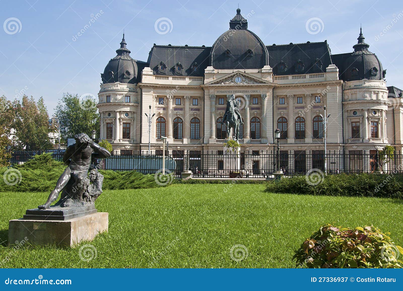 Boekarest Van De Binnenstad Stock Afbeelding - Image of geschiedenis ...