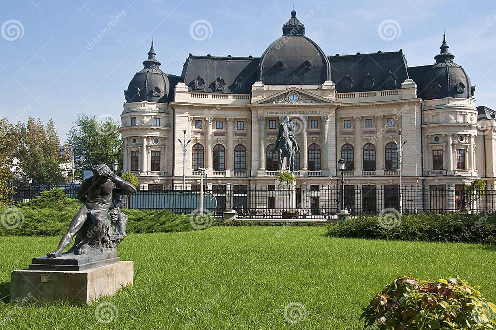 Boekarest Van De Binnenstad Stock Afbeelding - Image of geschiedenis ...