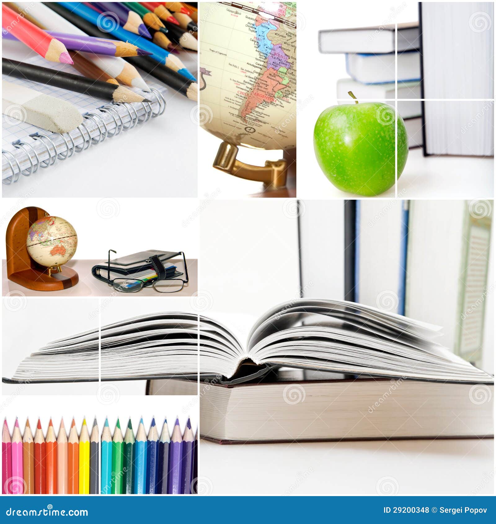 Boeken en potloden stock foto. Image of klem, ontwerp - 29200348