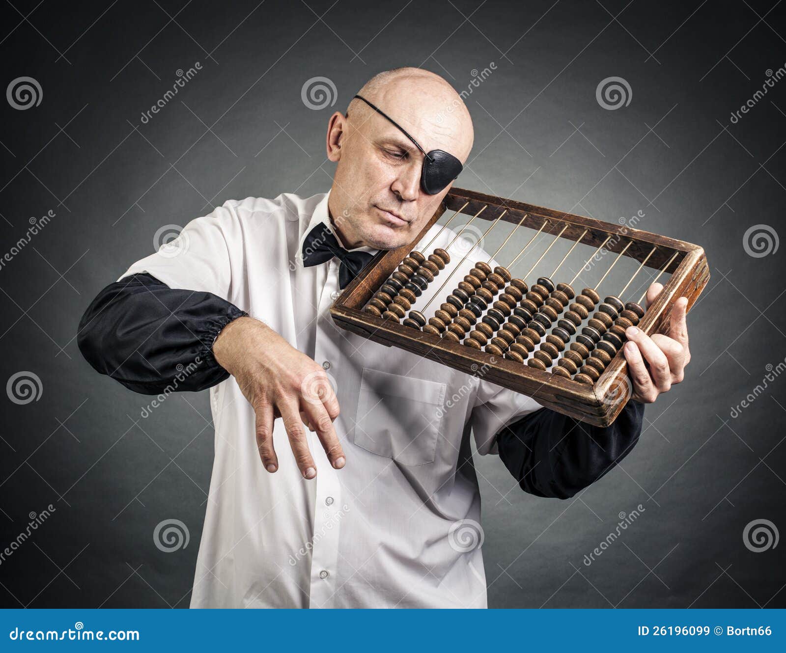 Boekhouder stock afbeelding. Image of accountant, retro - 26196099