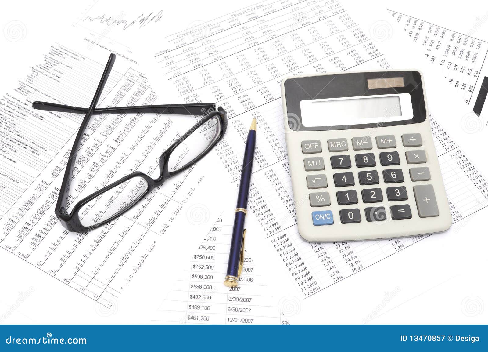 Boekhouding. stock afbeelding. Image of investering, rekening - 13470857