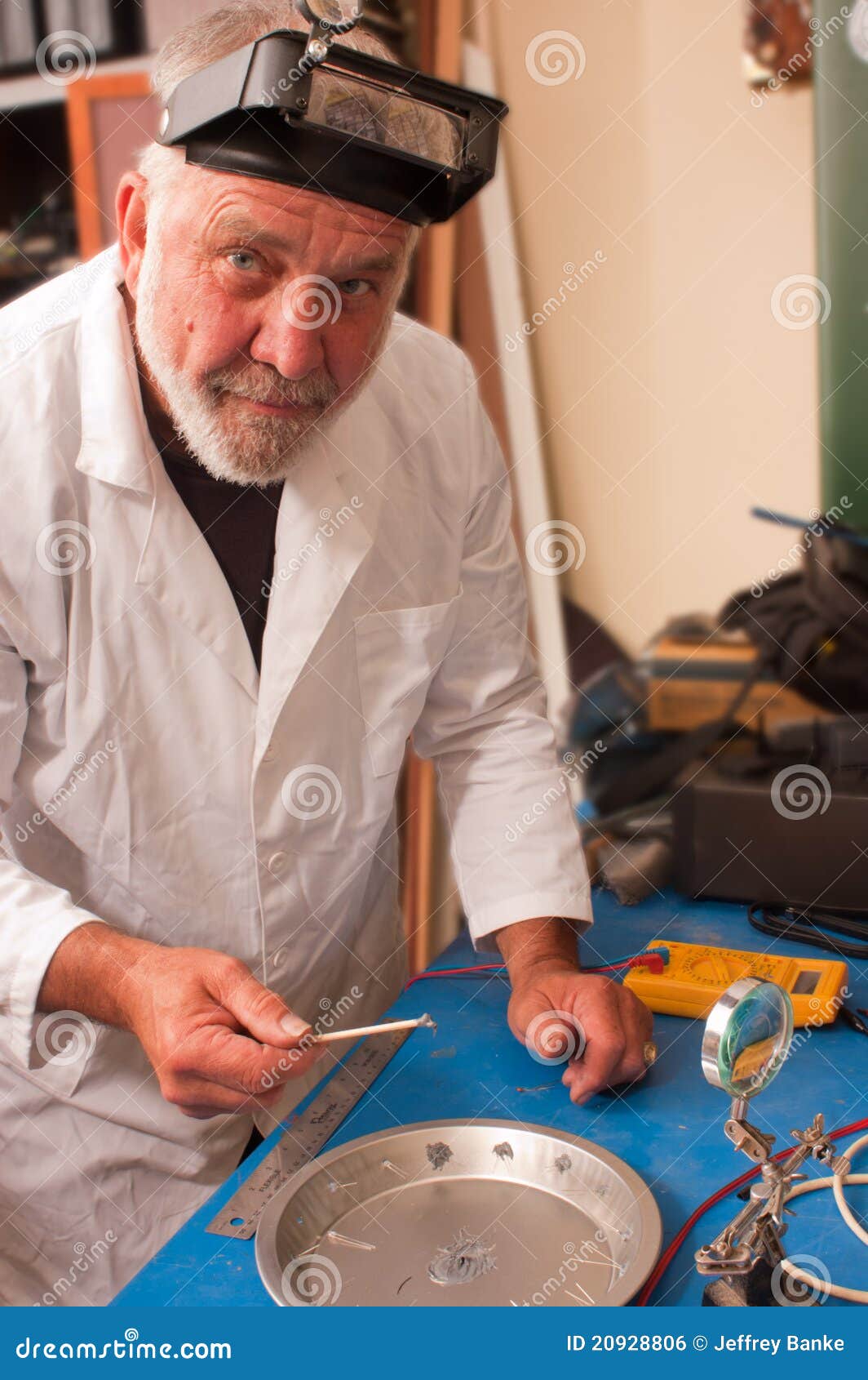 Boffin stock photo. Image of engineering, experimant - 20928806