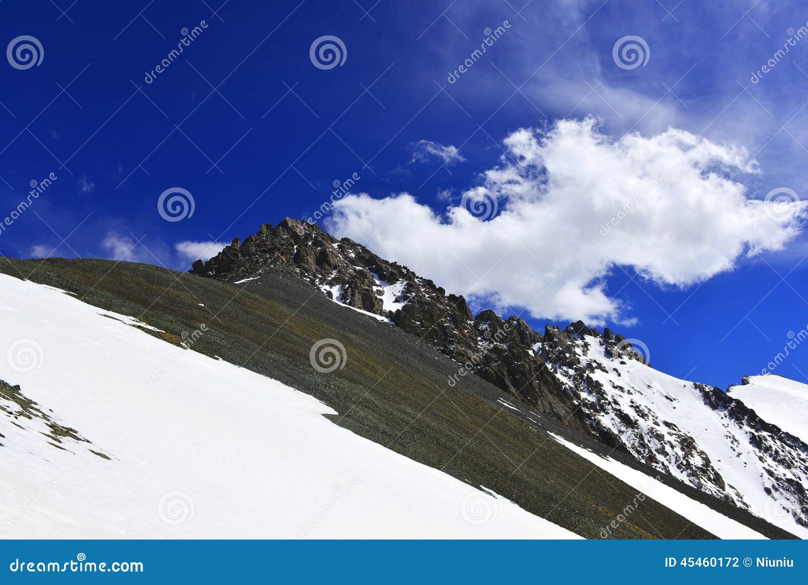 Bogda Mountain stock photo. Image of xinjiang, rock, china - 45460172