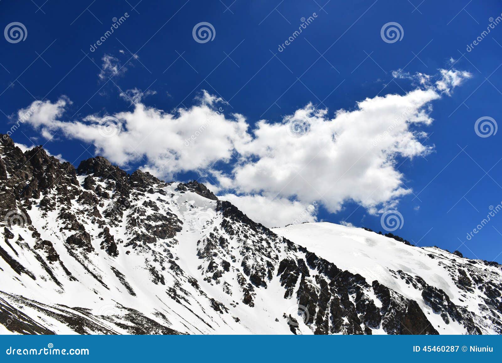 Bogda Mountain stock image. Image of bluesky, summit - 45460287