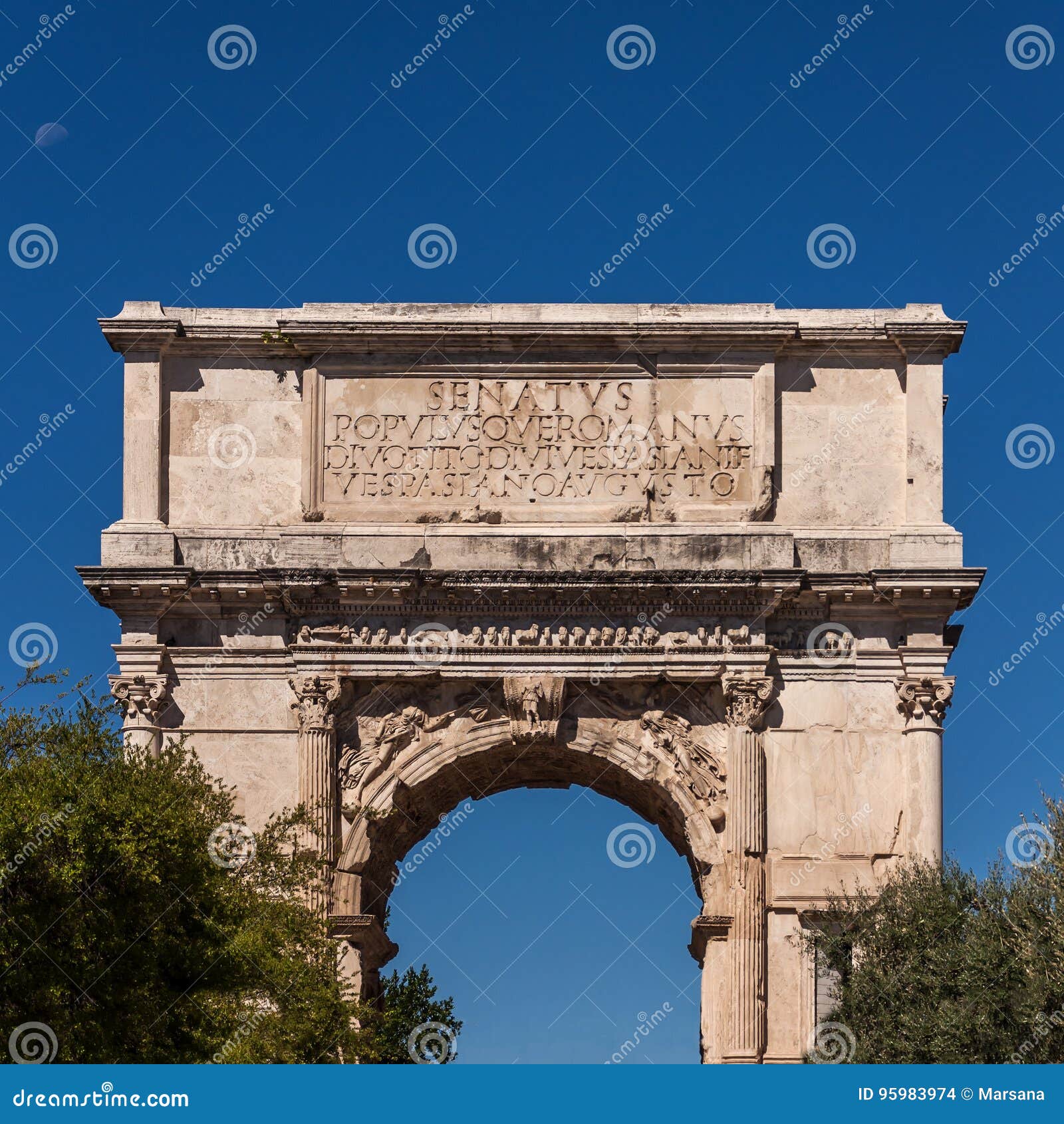 Bogen von Titus stockfoto. Bild von erbe, ikonenhaft - 95983974