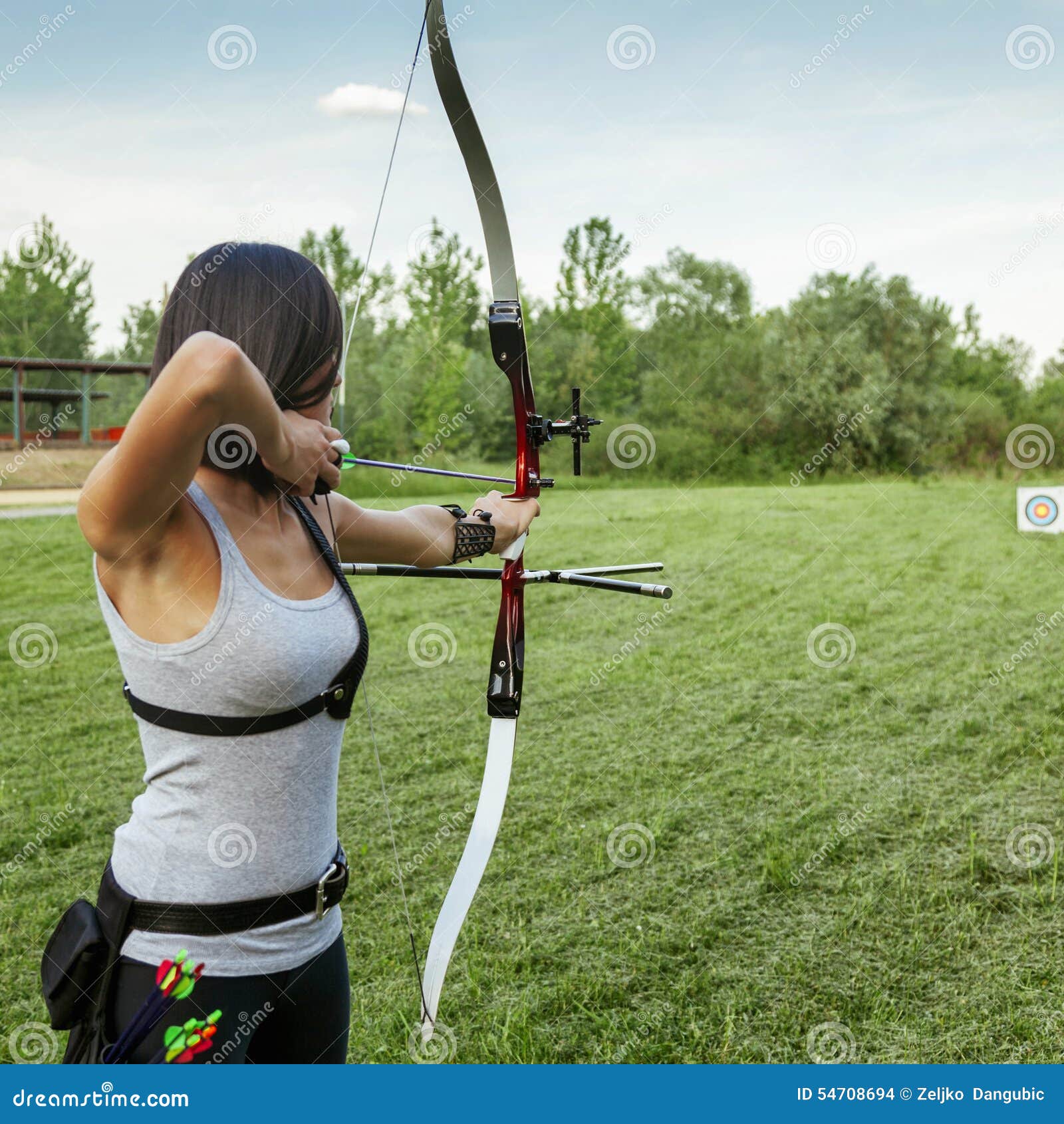 Bogenschießen Stockfoto - Bild: 54708694