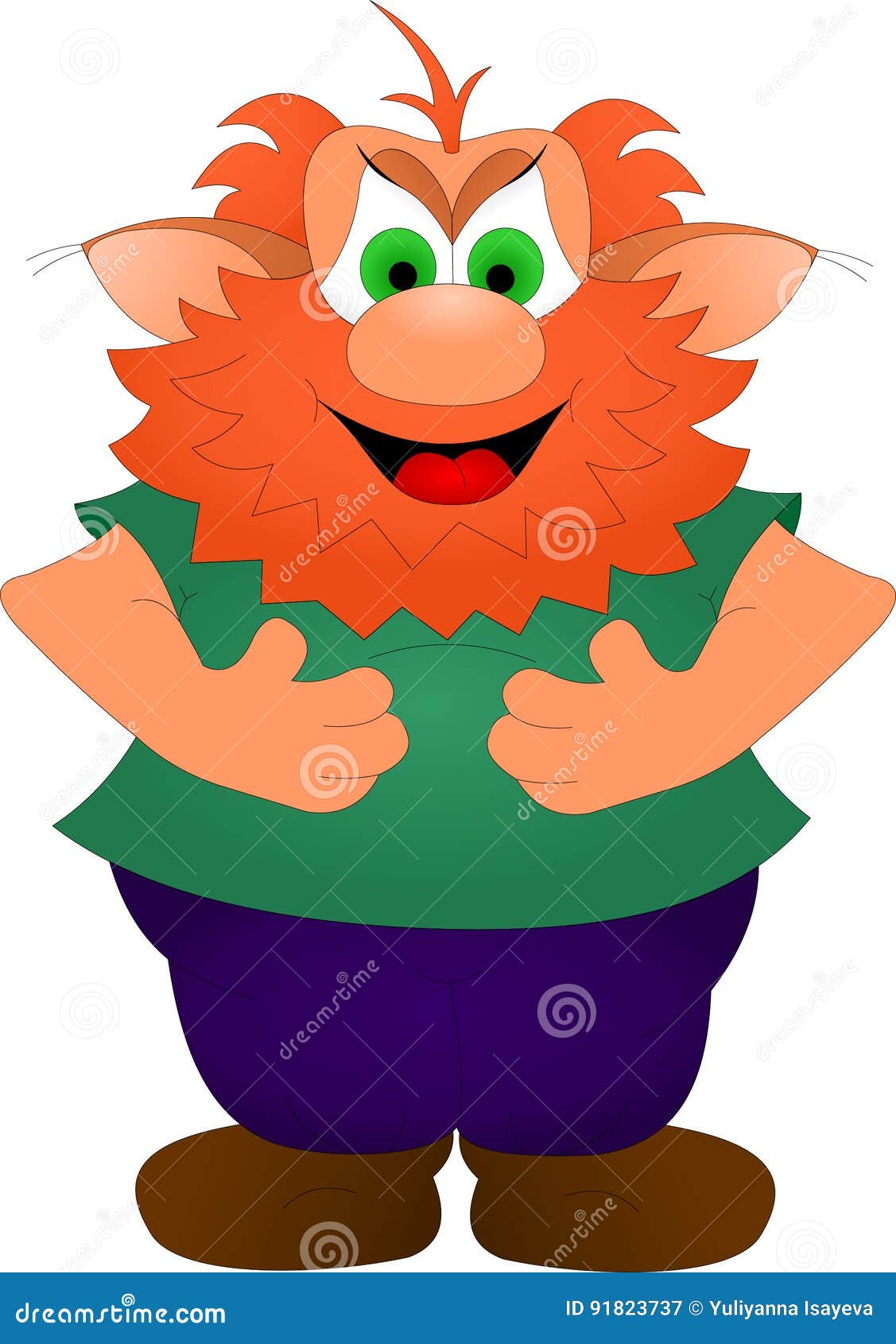 Boggart stock vector. Illustration of fantasy, mythology - 91823737