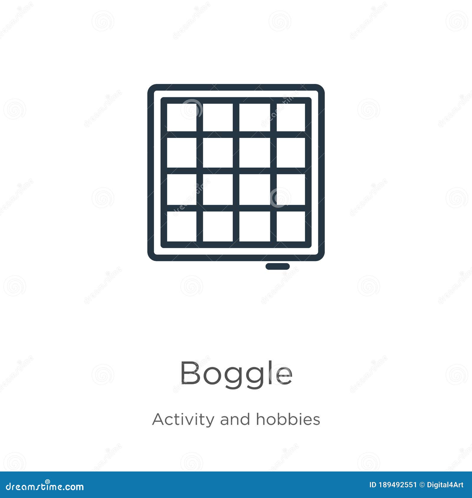 Boggle Transparent Icon. Boggle Symbol Design From Activity And Cartoon ...
