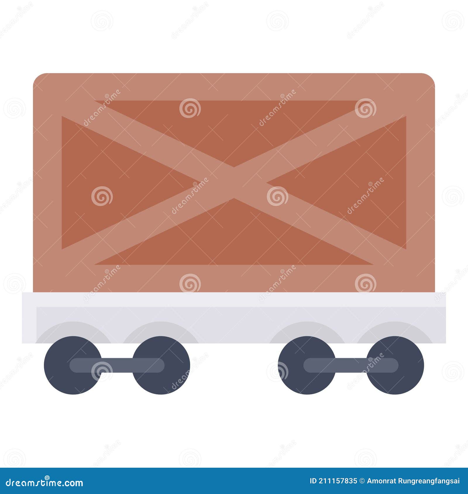 Bogie Container Icon, Transportation Related Vector Stock Vector ...
