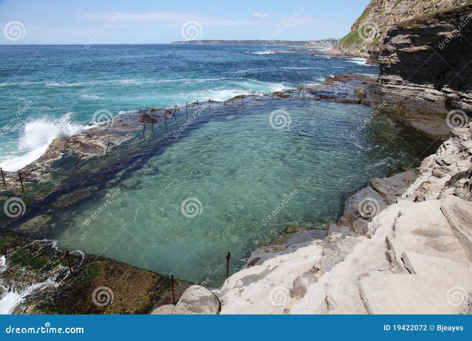 Bogie Hole - Newcastle Australia Stock Photo - Image of south, seascape ...