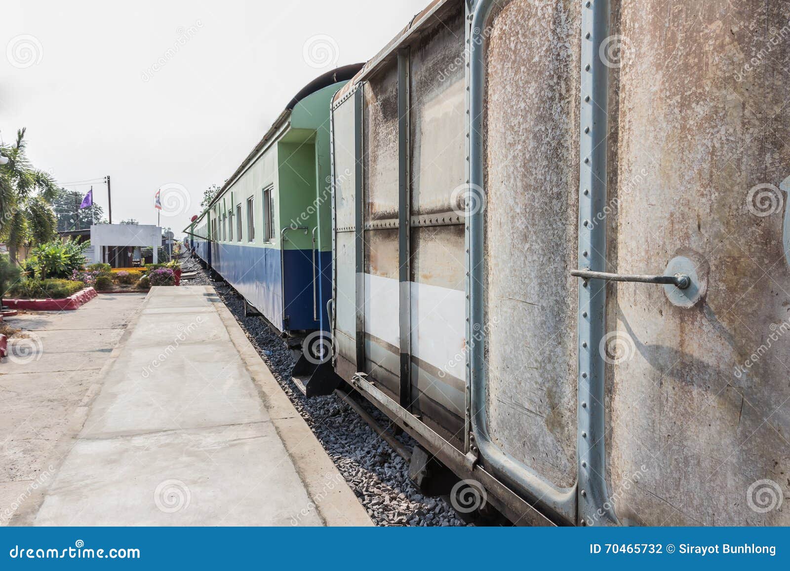 Between Bogie of a Public Thai Train Railway Stock Photo - Image of ...