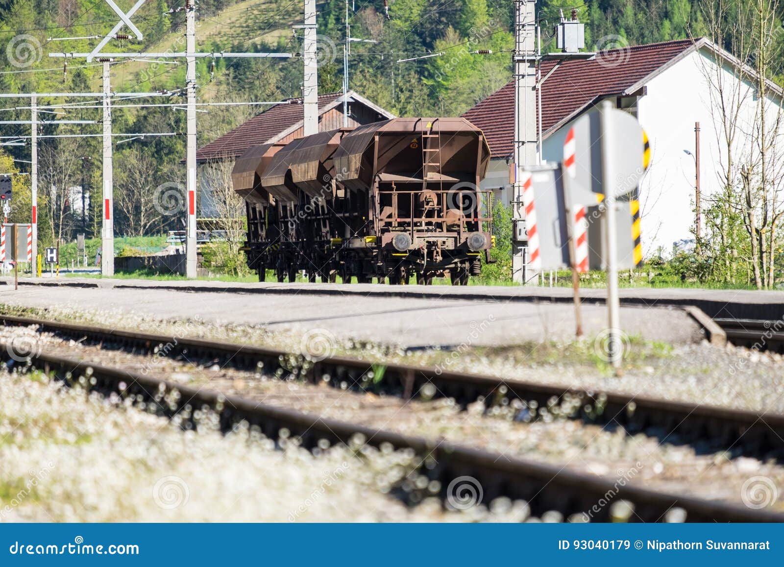 Bogies on railroad stock image. Image of bearings, rusty - 93040179