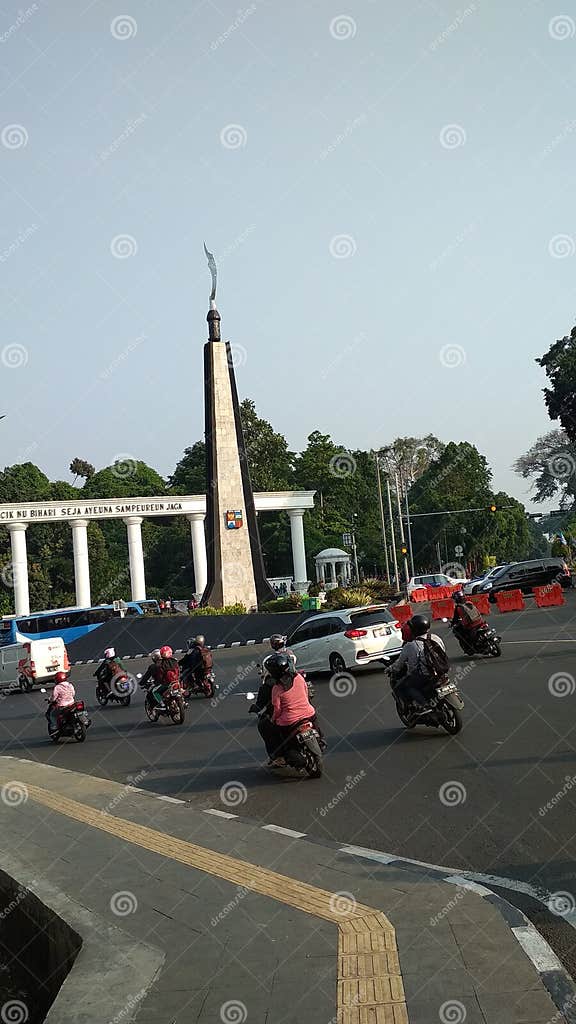 Bogor icon landmark editorial stock photo. Image of icon - 228287978