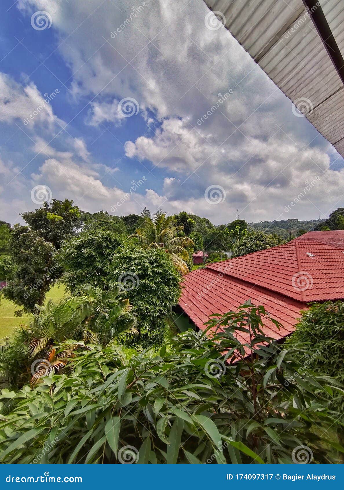 Bogor View stock image. Image of bogor, clouds, blue - 174097317