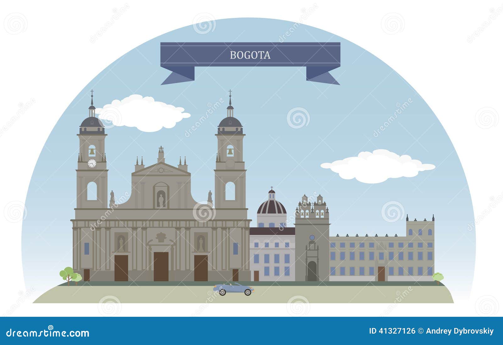 Bogota Colombia City Map In Retro Style In Golden Color. Outline Map ...