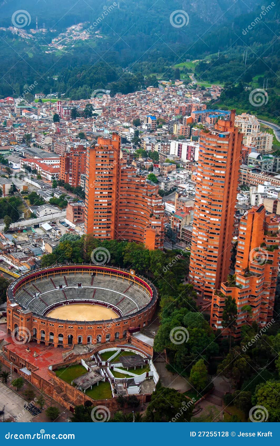 Bogota View stock photo. Image of andes, brick, landscape - 27255128