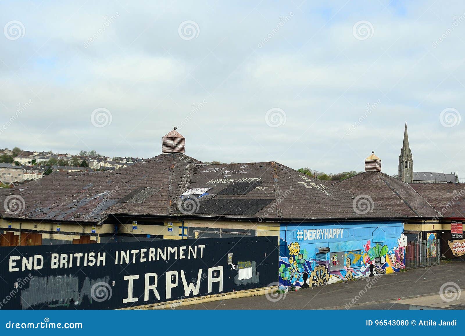 The Bogside, Derry, Northern Ireland Editorial Image - Image of british ...