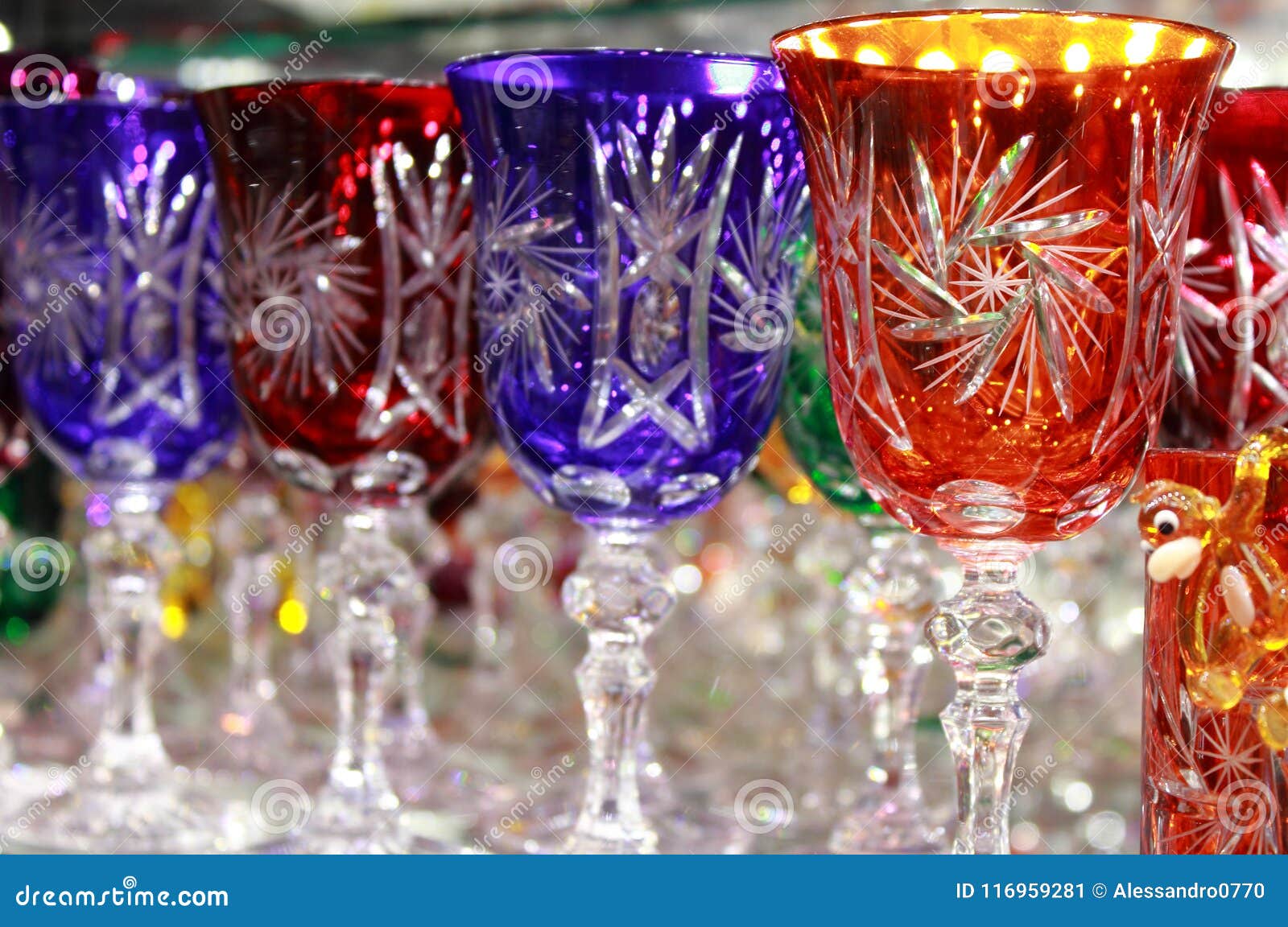 Bohemian crystal stock image. Image of crockery, decoration - 116959281