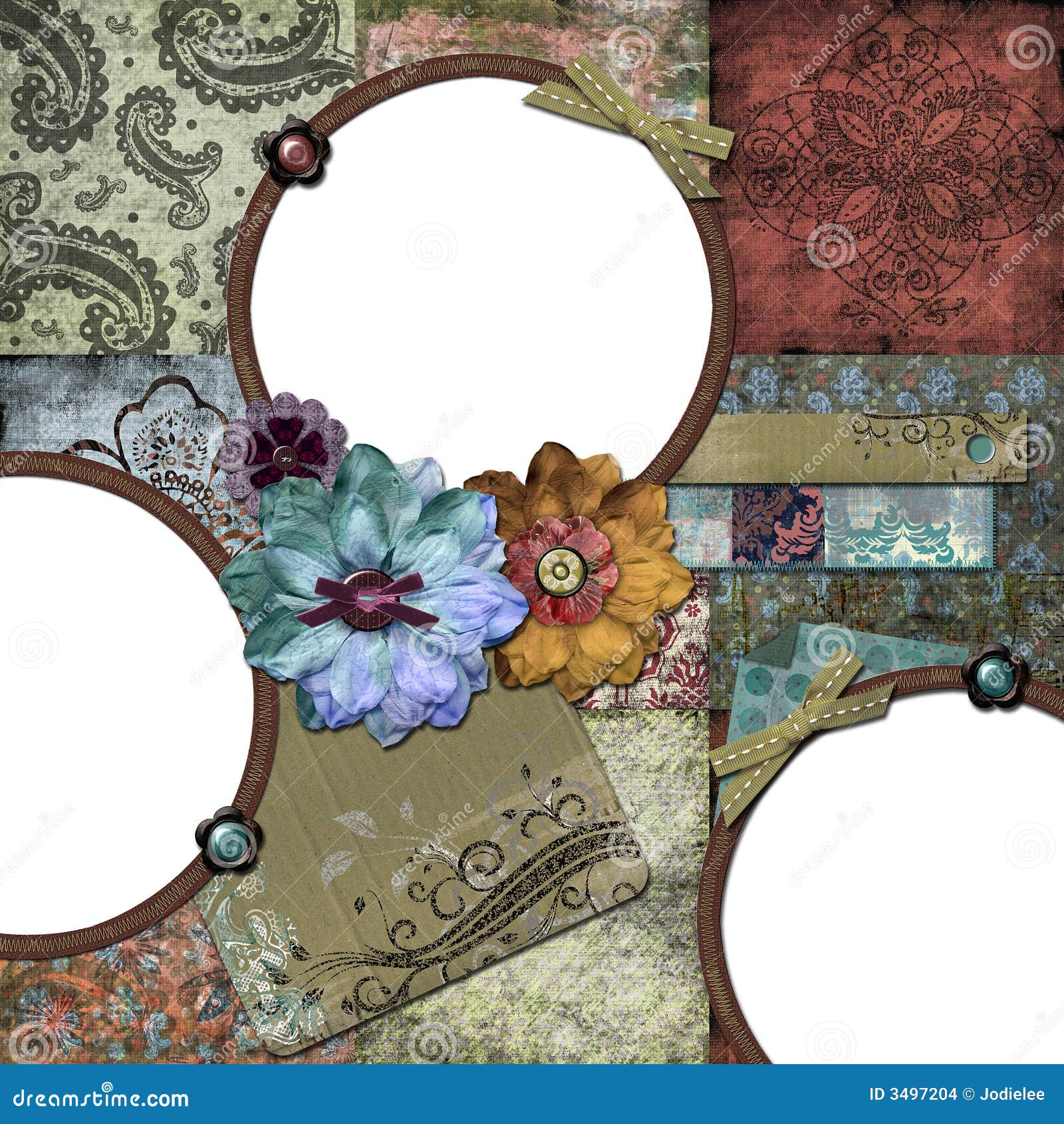 Bohemian Gypsy Floral Frame Stock Illustration - Illustration of ethnic ...