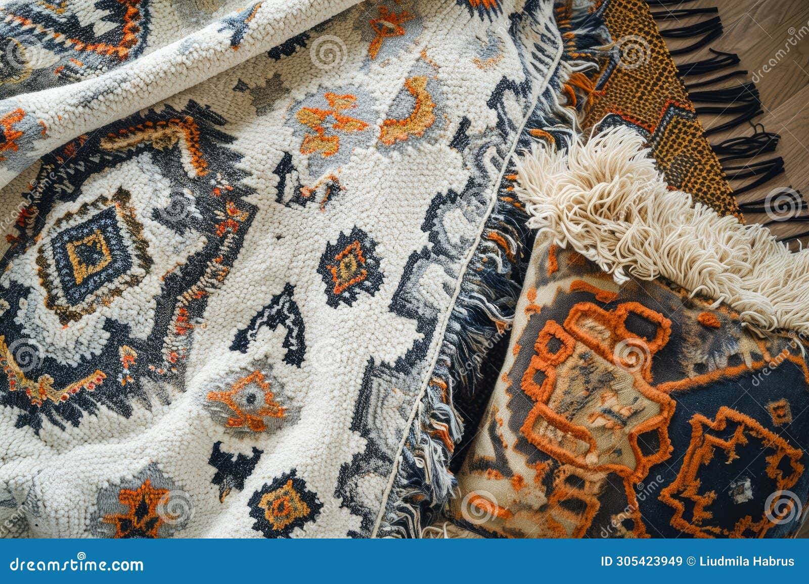 Bohemian-inspired Design with Intricate Patterns and Textures Stock ...
