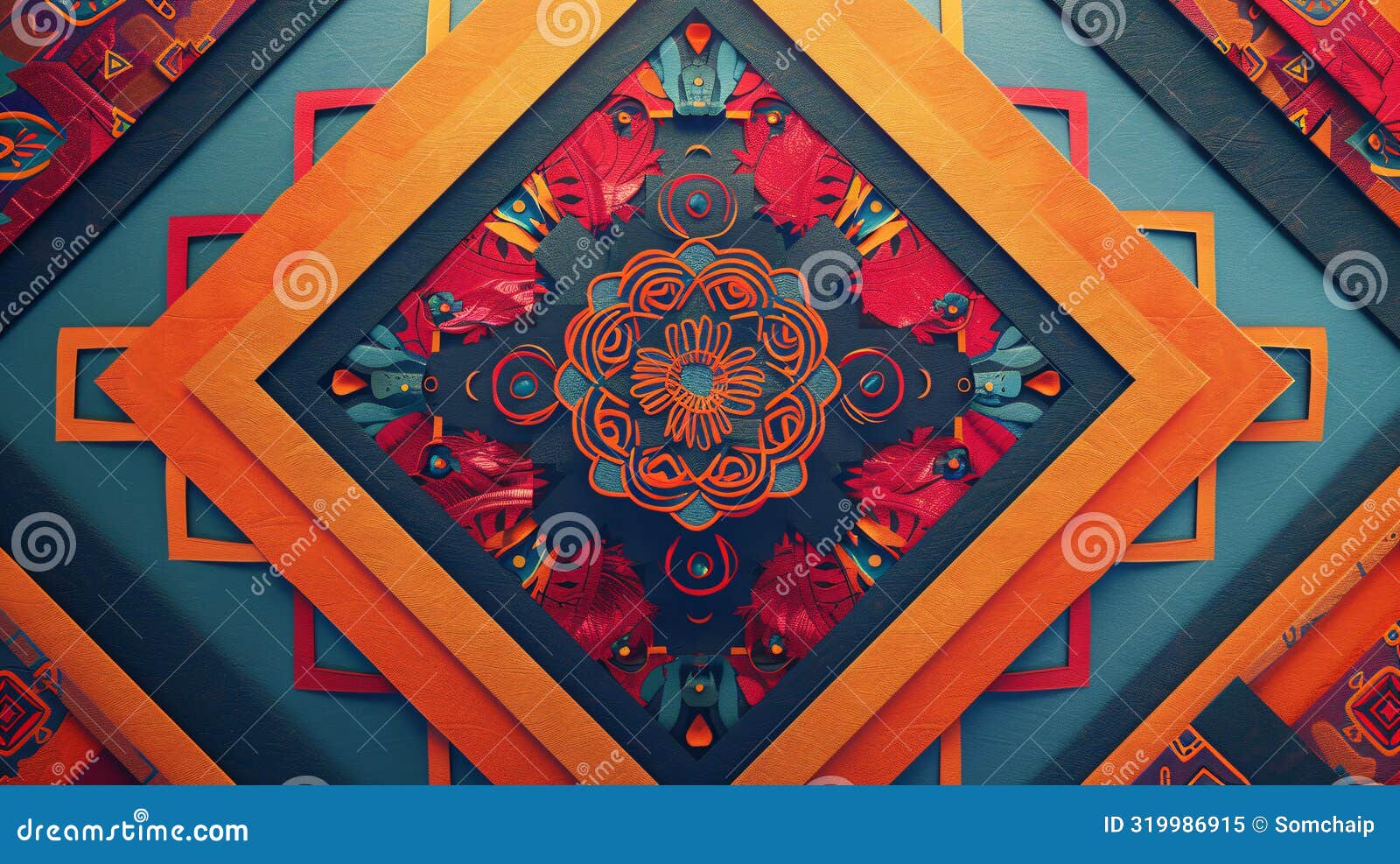 Bohemian Patterns A Chic And Stylish Frame Featuring Minimalist ...