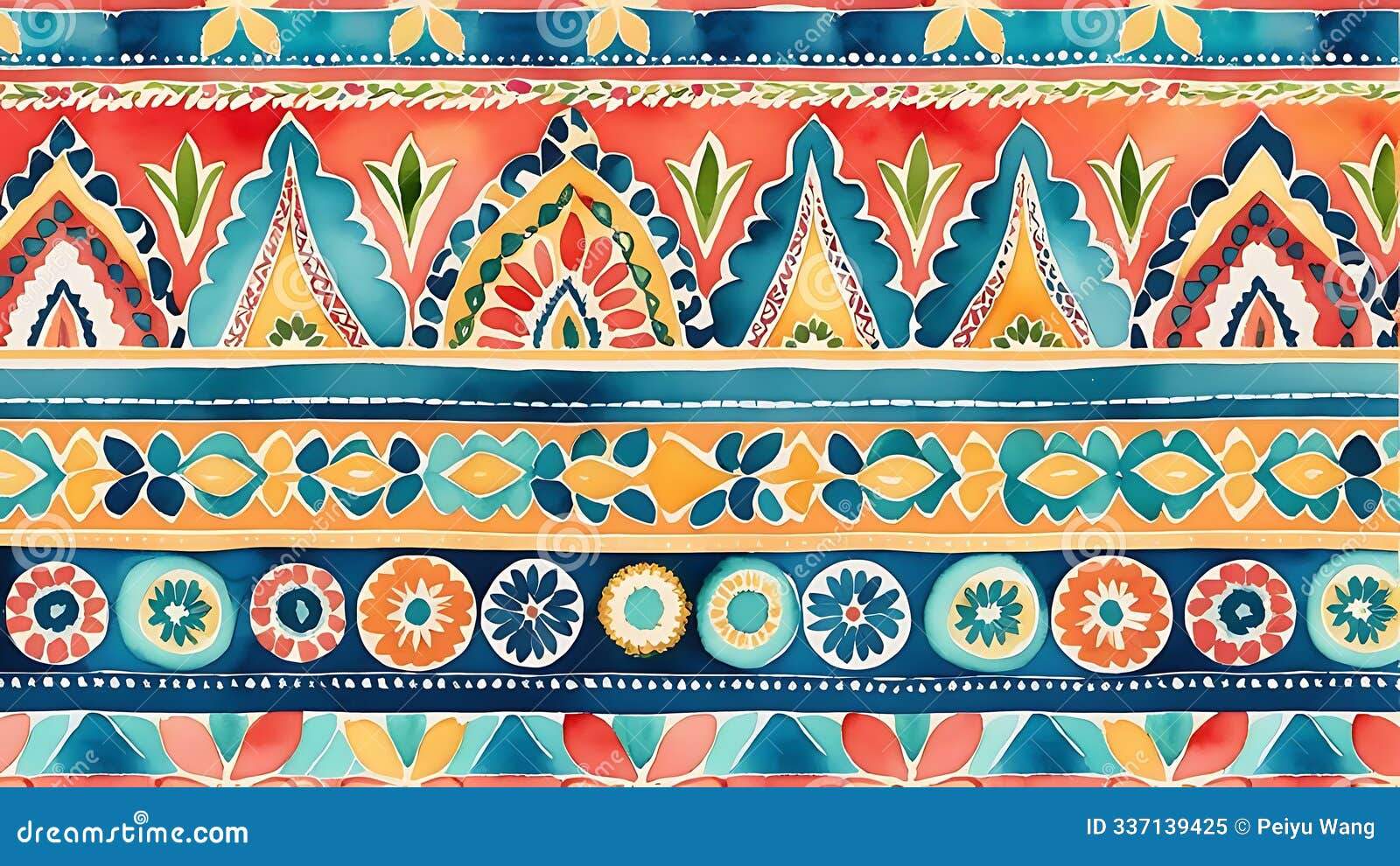 Bohemian Patterns A Chic And Stylish Frame Featuring Minimalist ...