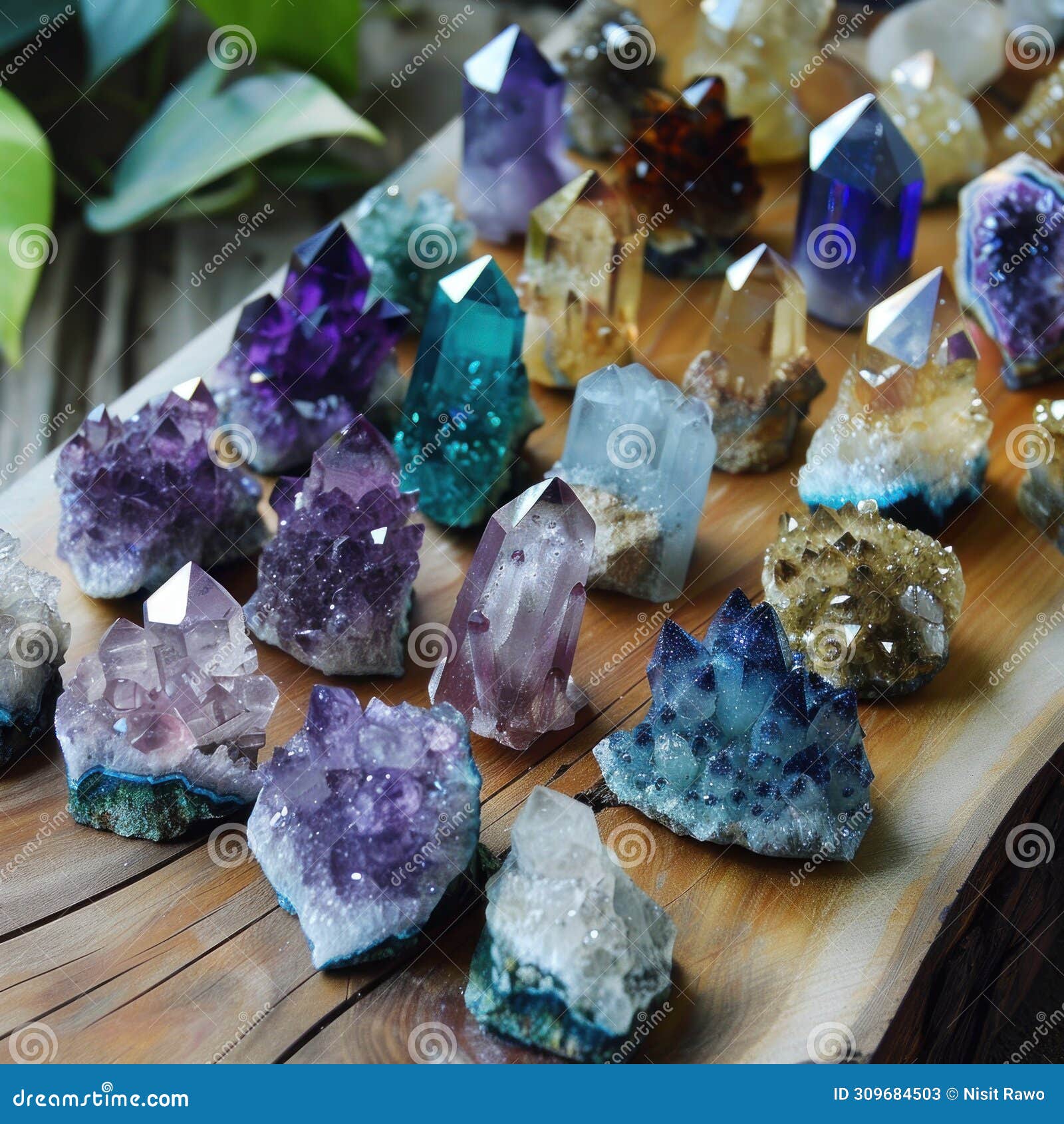Bohemian Style Crystals and Gem Clusters Stock Image - Image of elegant, emerald: 309684503