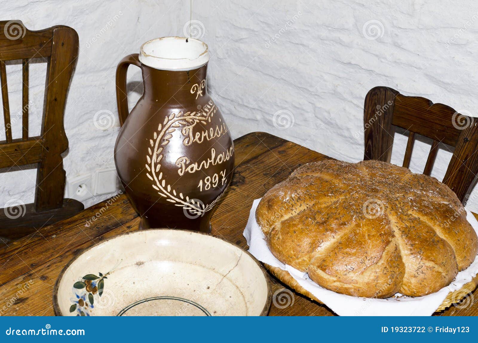 Bohemian traditional bread stock photo. Image of natural - 19323722