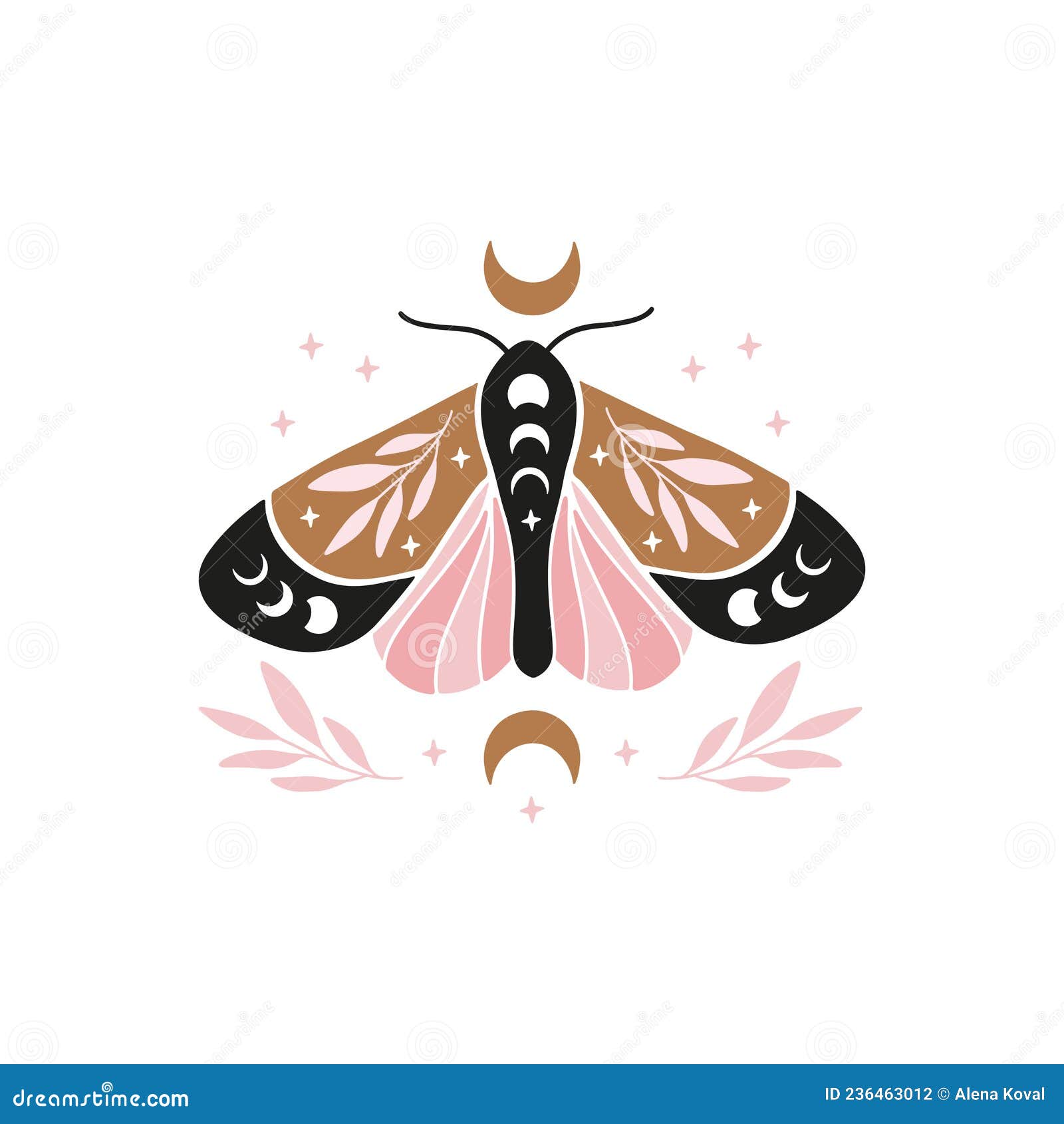 Celestial Butterfly Soaring Through Cosmic Night Sky With Starry Wings ...