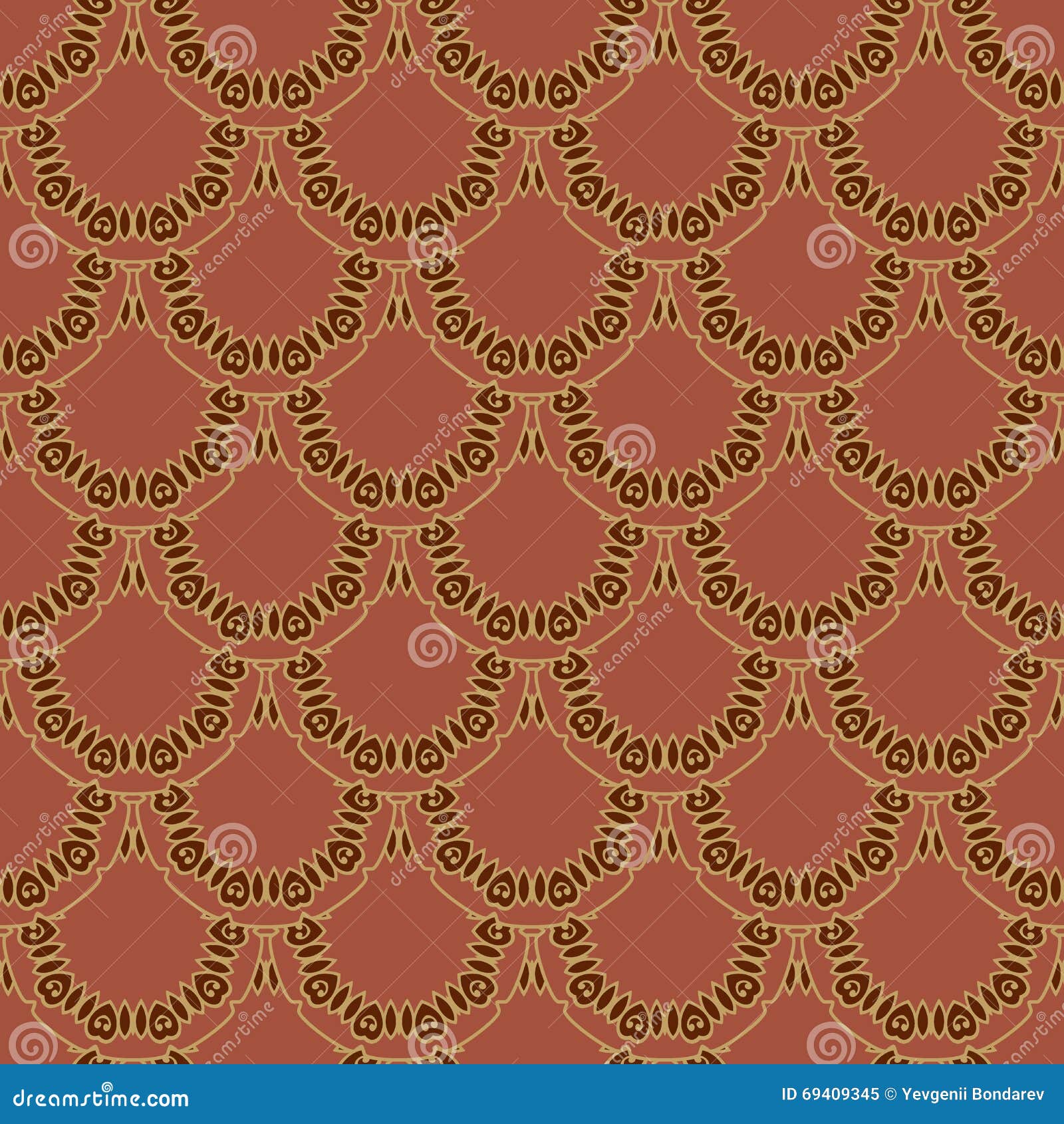 Boho-chic seamless pattern stock vector. Illustration of moroccan ...