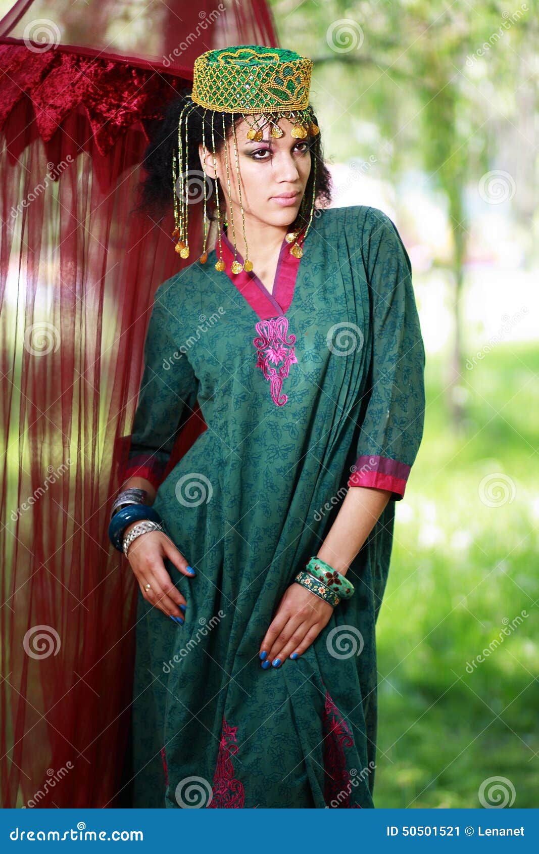 Boho eastern princess stock image. Image of figure, queen - 50501521