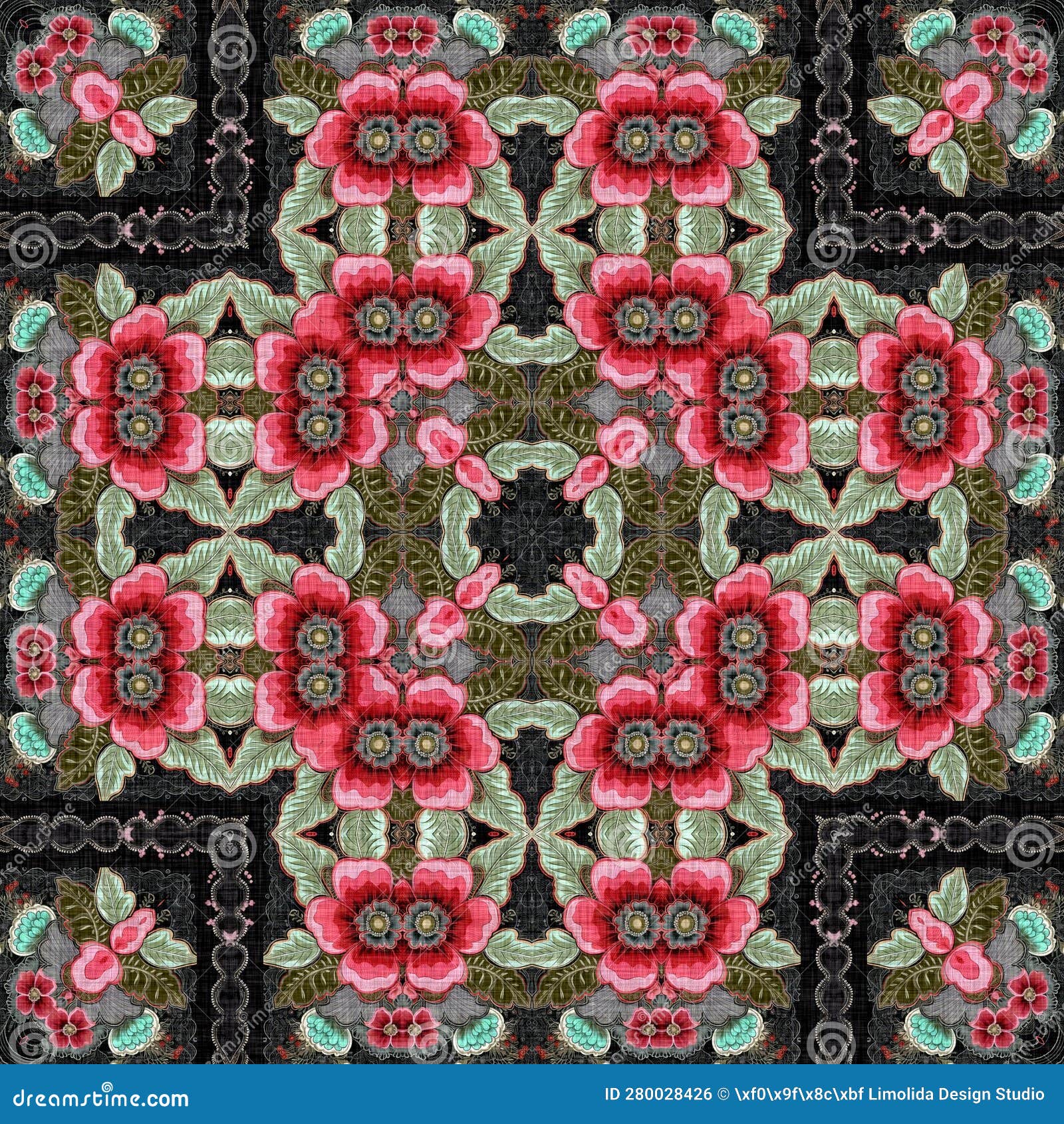 Gothic Flower Patterns